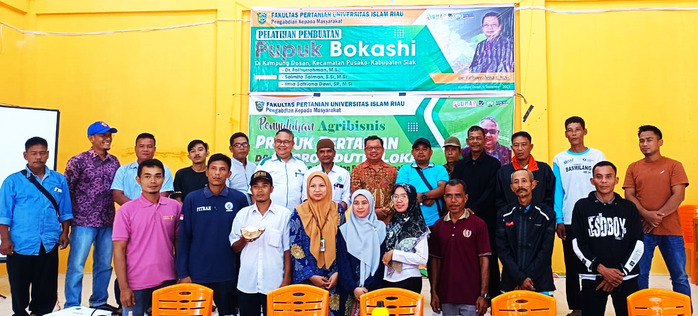Dosen Faperta UIR Dr Fathurrahman Latih Warga Kampung Dosan Membuat ... Dosen Faperta UIR Dr Fathurrahman Latih Warga Kampung Dosan Membuat ...